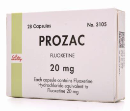 what does prozac block